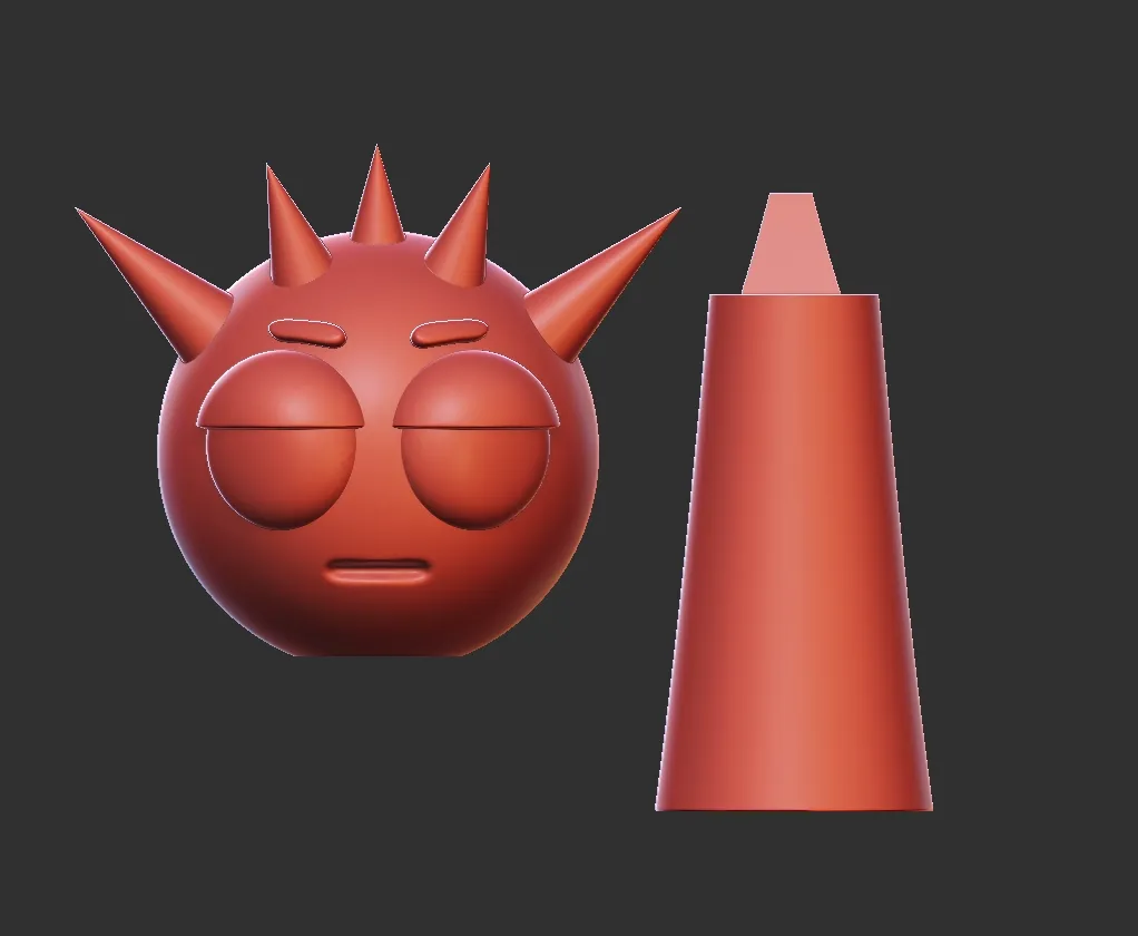 Characters & Creatures STL Download - Red Raddy Sprunki STL, 3mf, Obj ...