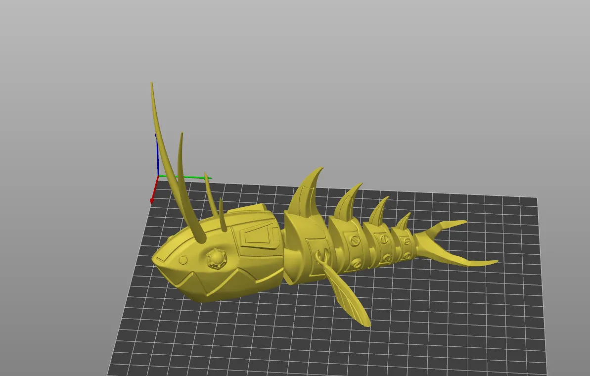 🐟FLEXI FISH MECH | 3D models download | Creality Cloud