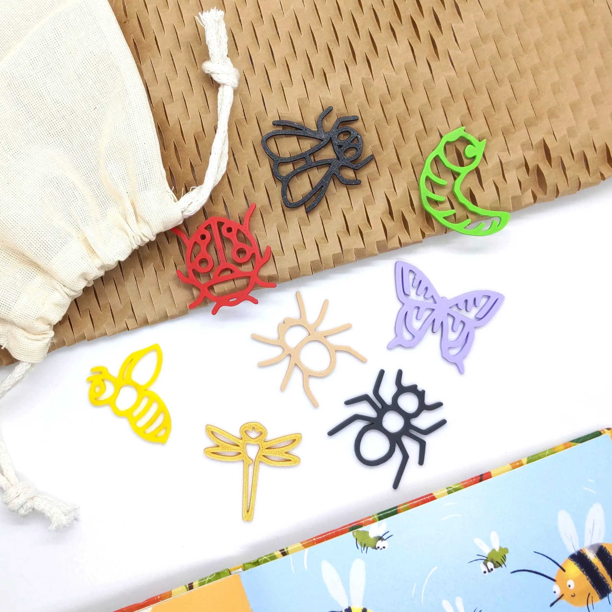 Free Toys & Games STL Download - 2D bugs - setby Mamy Wydruki