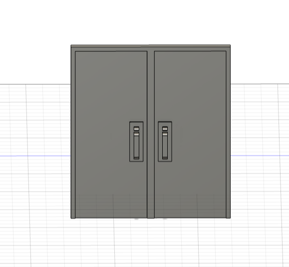 1/18 PORTE D'ACCES DOUBLE A / DOUBLE ACCESS DOOR A | 3D models download ...