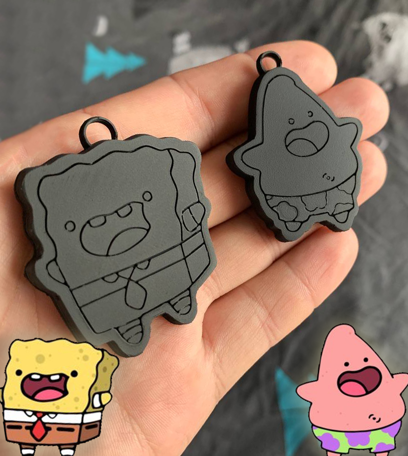 SPONGEBOB AND PATRICK FRIENSHIP KEYCHAINS | 3D-Modelle herunterladen ...