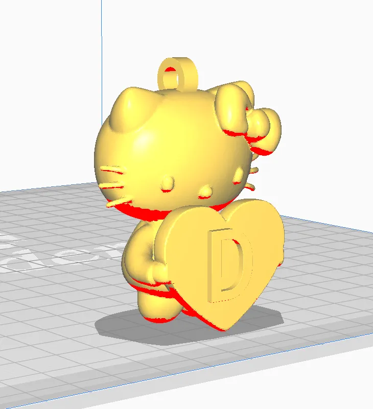 Jewelry & Accessories STL Descarga - valentine hello kitty keychain ...