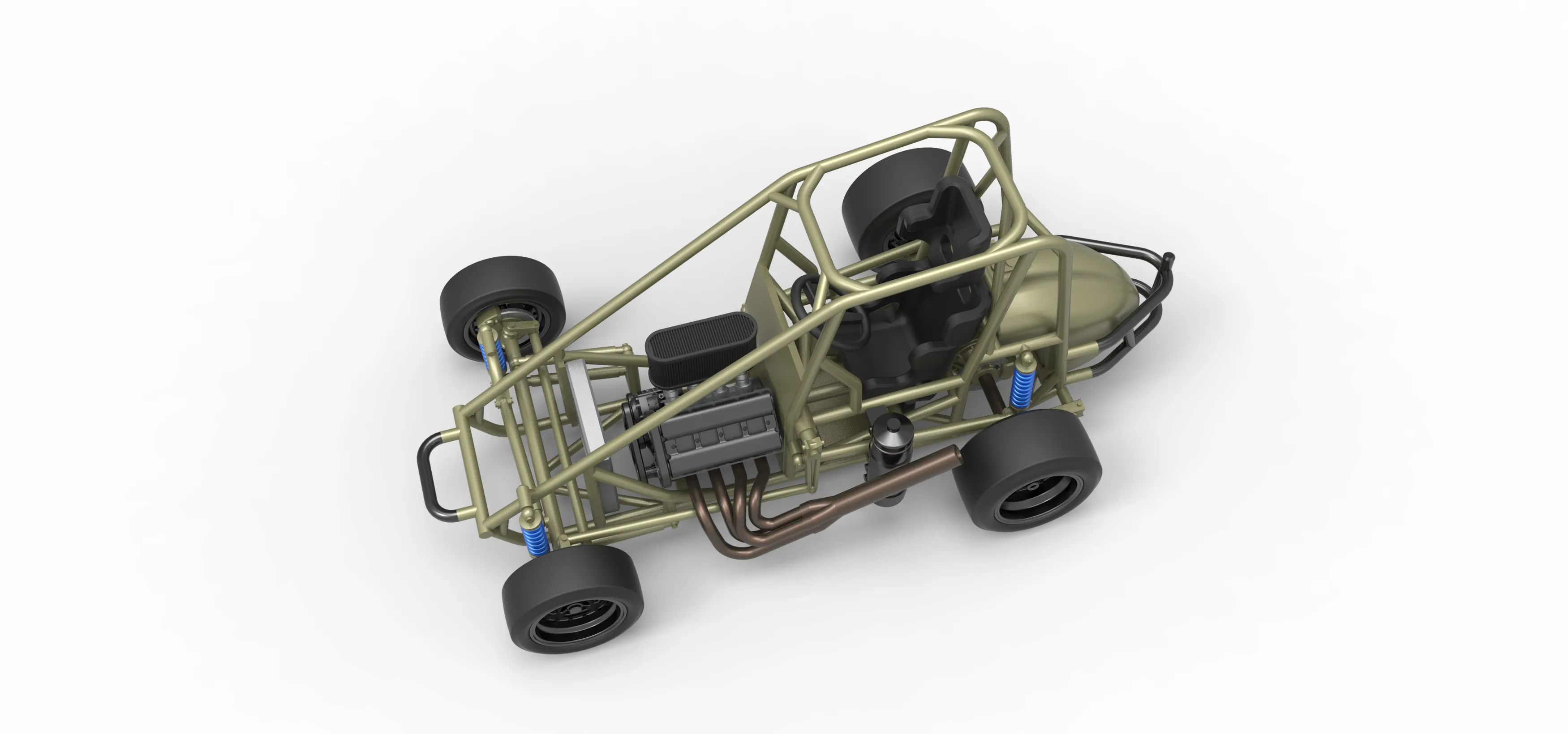 Other STL Download - Pavement Midget car Base Scale 1:25by 3DTechDesign