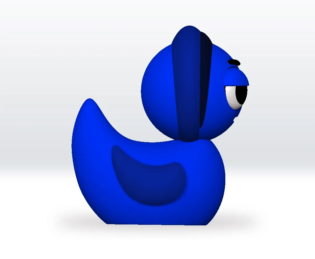Characters & Creatures STL Download - Sprunki Blue Jevin Duck STL, 3mf ...
