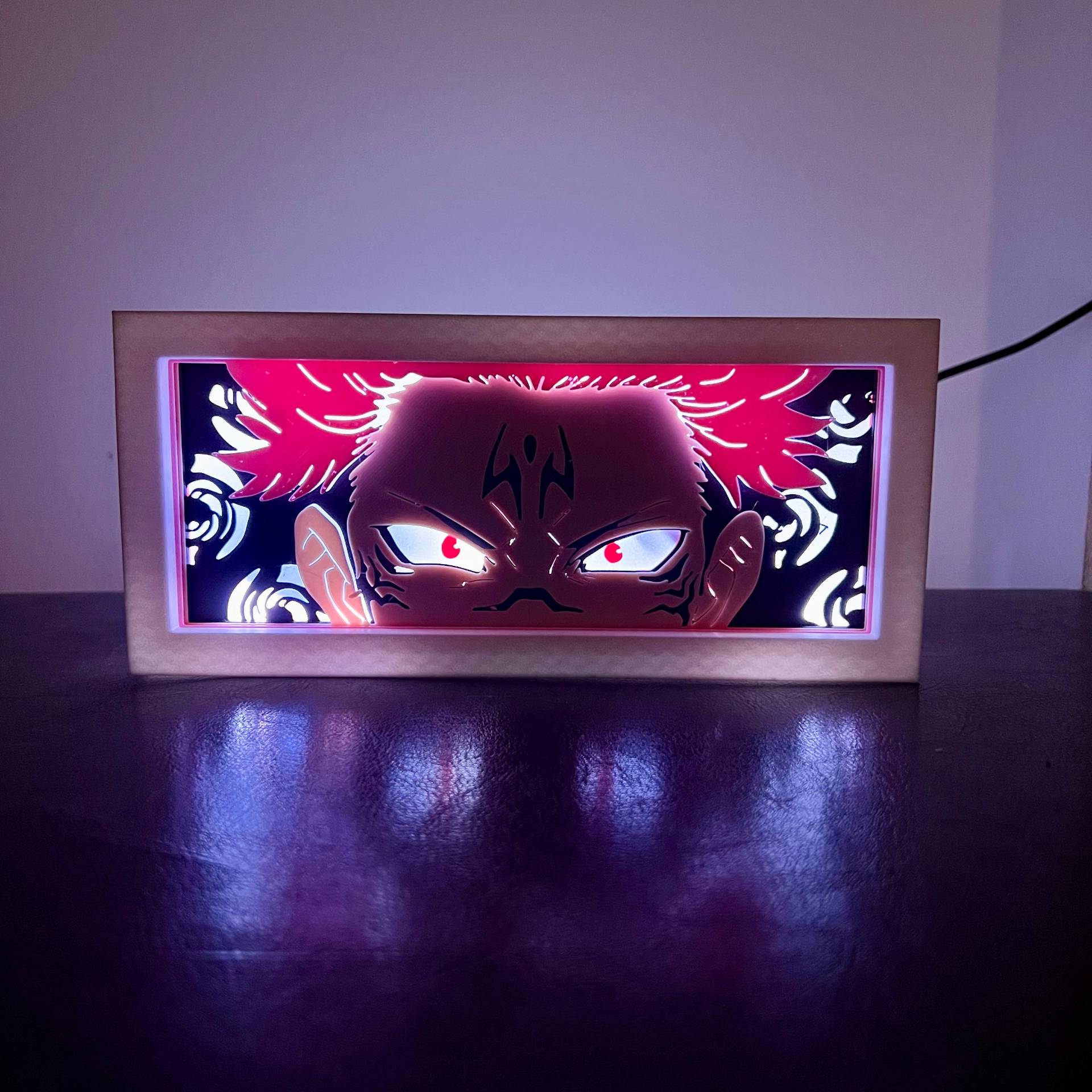 Lighting & Lamps STL Download - Jujutsu Kaisen - Sukuna LED Lightboxby ...