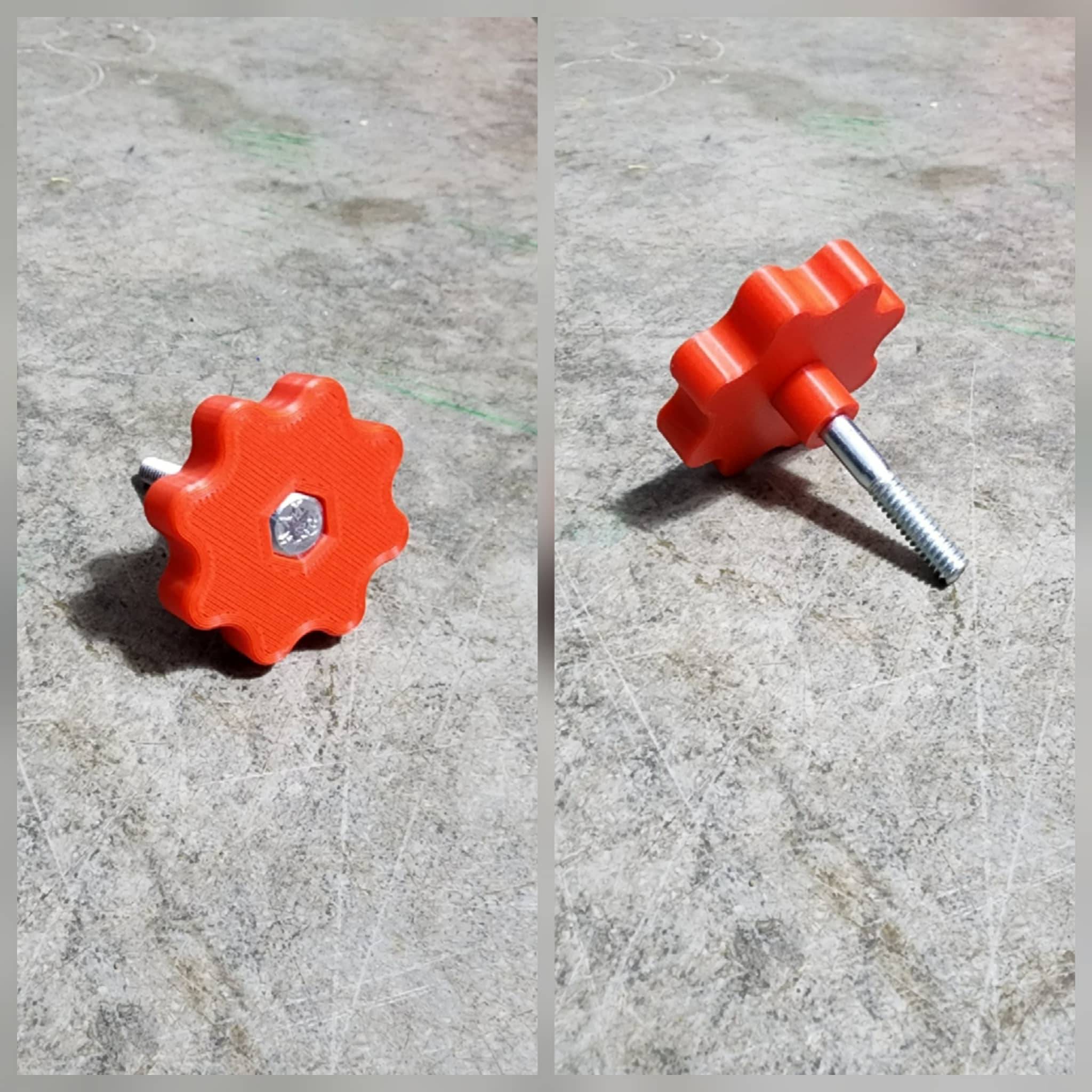 3D Printer Files | 3MF File | 1/4 inch bolt knob | Creality Cloud