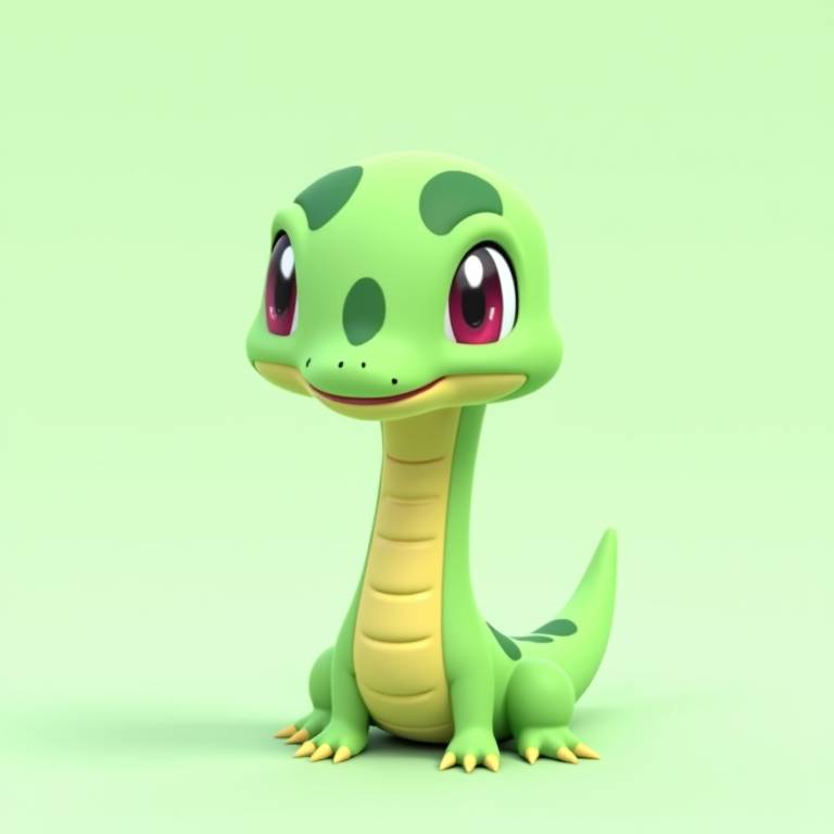 3D Printer Files | 3MF File | Cute Gecko Chibi | Creality Cloud