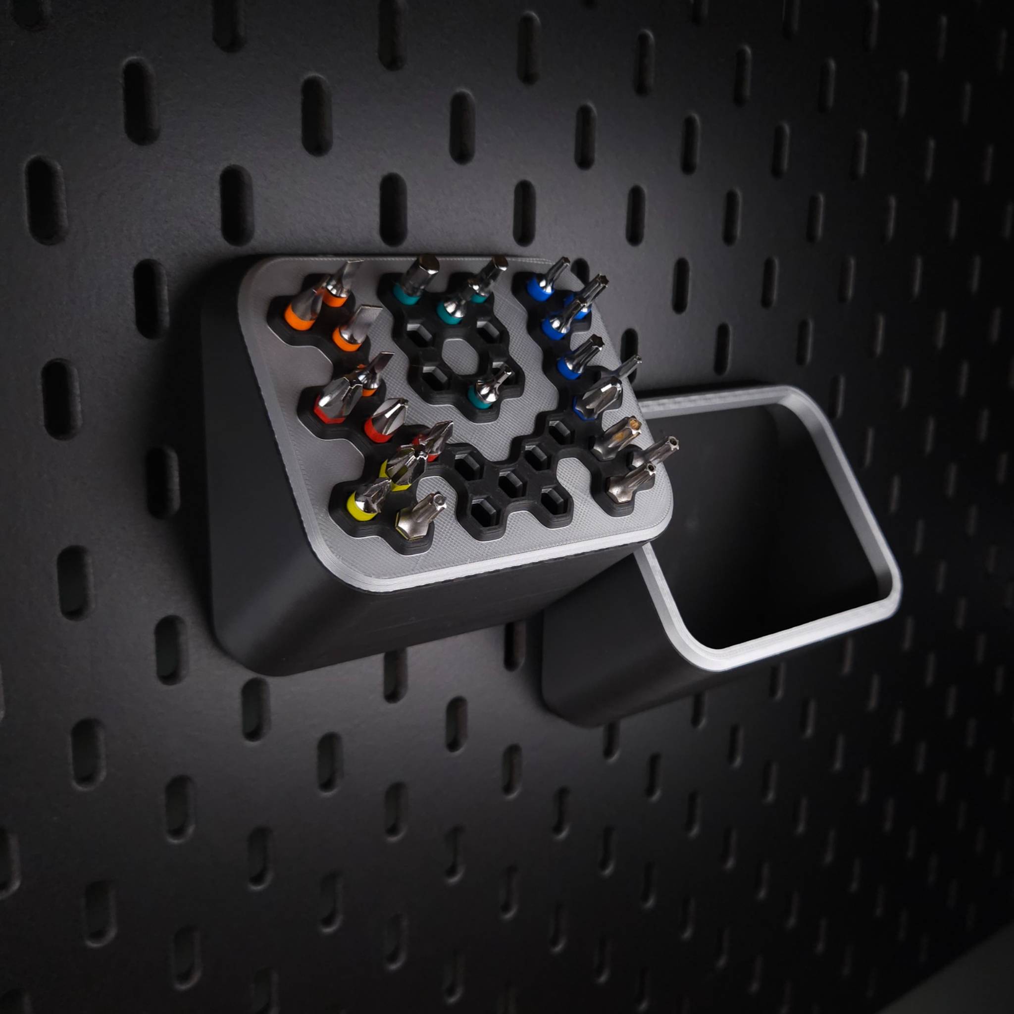 Free Tools & Spare Parts STL Download - SKADIS Bit Holder - Large ...