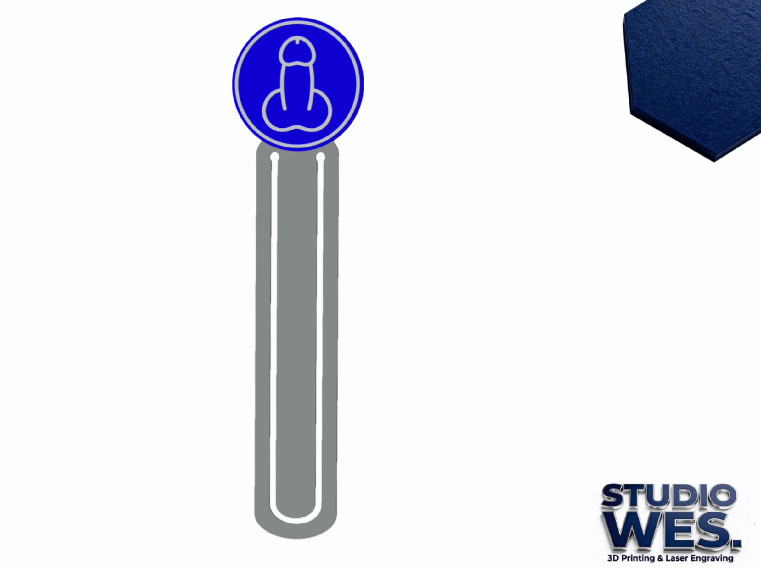 Badges & Coins STL Download - Penis Allowed - Traffic Sign - Bookmarkby ...
