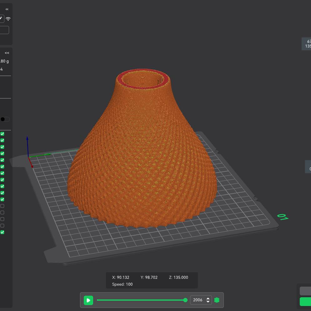 3D Printer Files | 3MF File | Pixel Vase V6 | Volcano Shape | Plant Pot ...
