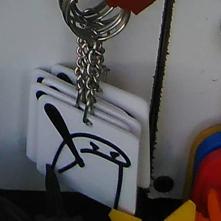 3D Printer Files | 3MF File | llavero Flork: Calma - Flork Keyring ...