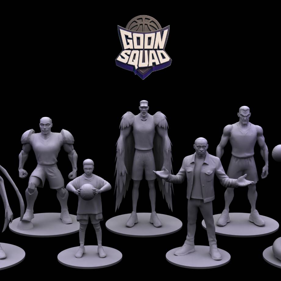 Characters & Creatures STL Download - Miniaturas - Space Jam Team Goon ...