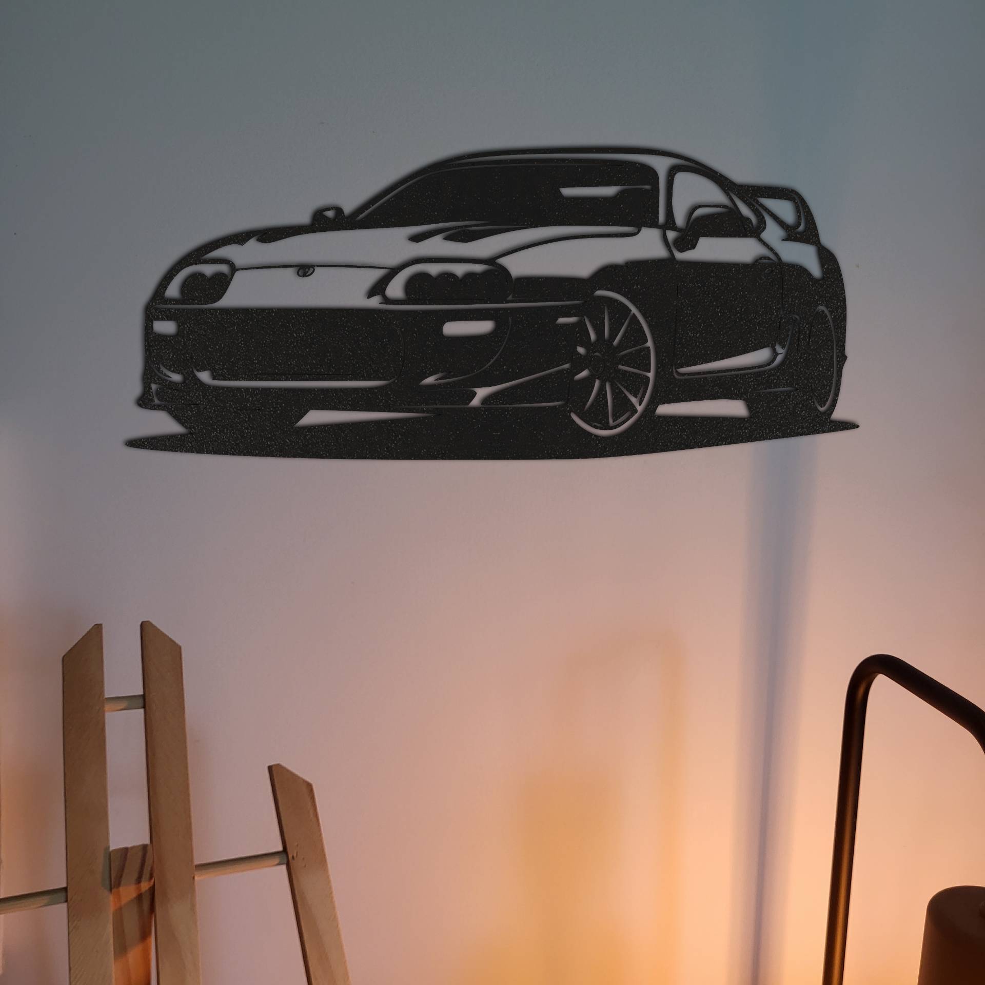 3D Printer Files | 3MF File | TOYOTA SUPRA MK4 - 2D WALL ART #1 ...