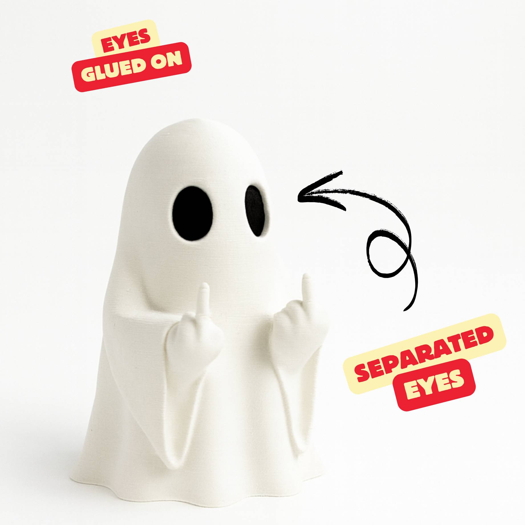 3D Printer Files | 3MF File | THE CHEEKY & RUDE GHOSTS (PAUL & TIM ...