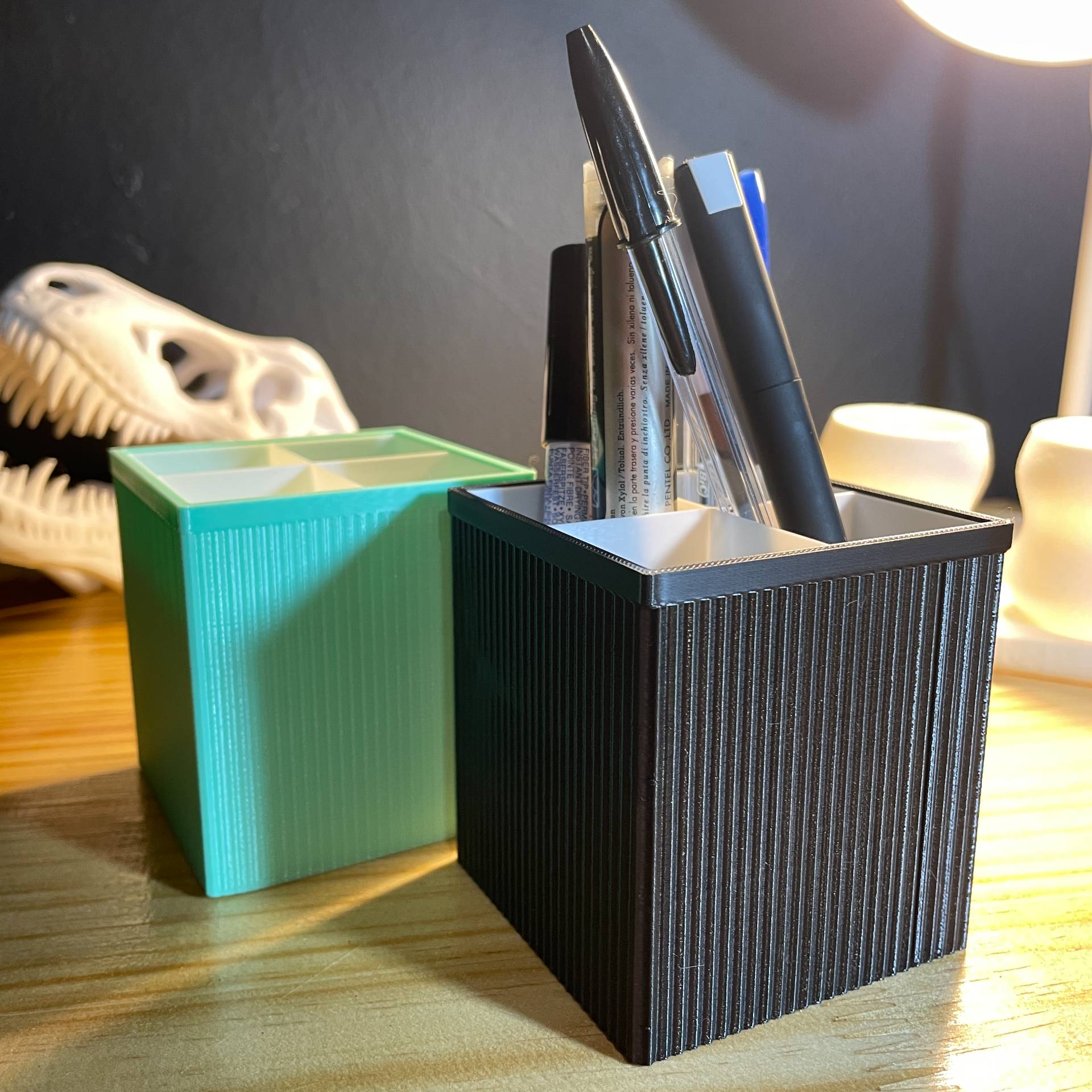 3D Printer Files | 3MF File | Two Part Pen Organizer | Creality Cloud