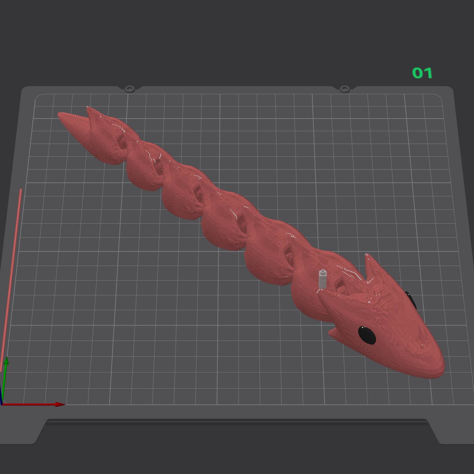 3D Printer Files | 3MF File | Smooth Dragon – Articulated Print in Place! | Creality Cloud