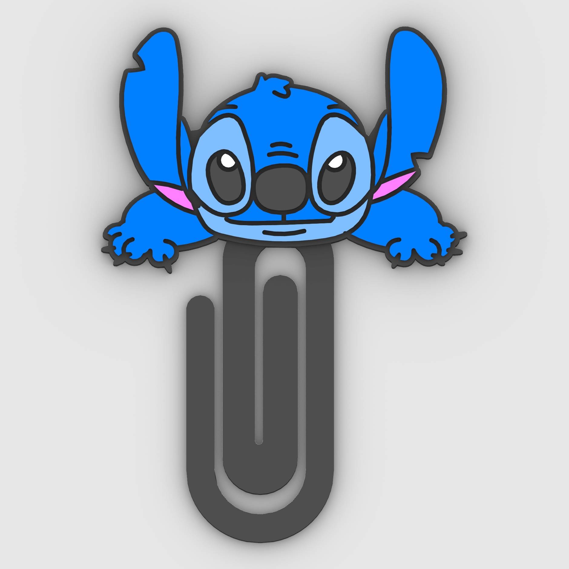 Stationery & Learning Tools STL Download - Stitch 1 - Paper clip ...