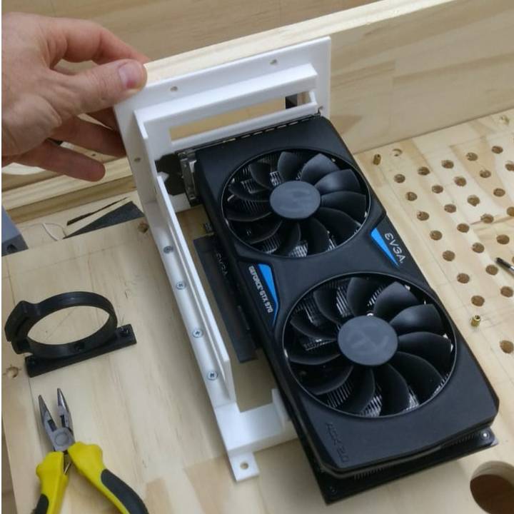 3D Printer Files | 3MF File | Suporte GPU Vertical - Vertical Support ...