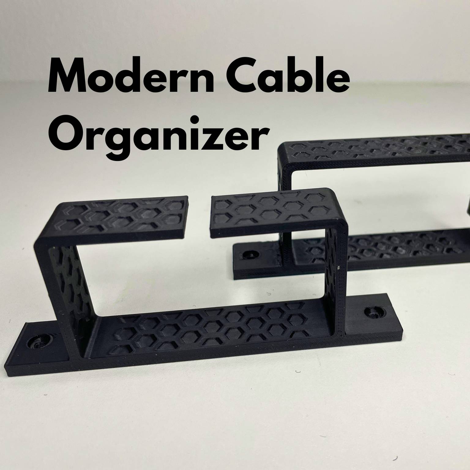 3D Printer Files | 3MF File | Modern Cable Organizer | Creality Cloud