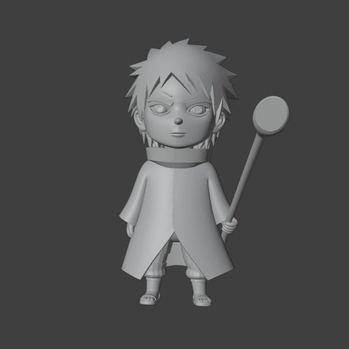 Characters & Creatures STL Download - Miniatura Obito Uchihaby 3DImpresions