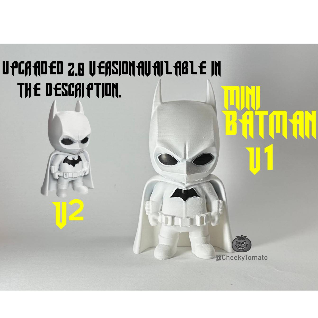 3D Printer Files | 3MF File | Mini Batman Desk Buddy | Creality Cloud