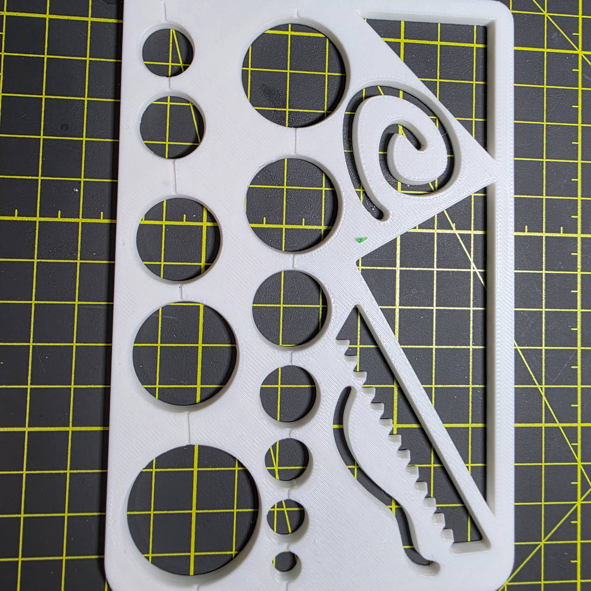 3D Printer Files | 3MF File | Circle template for physical sketching ...