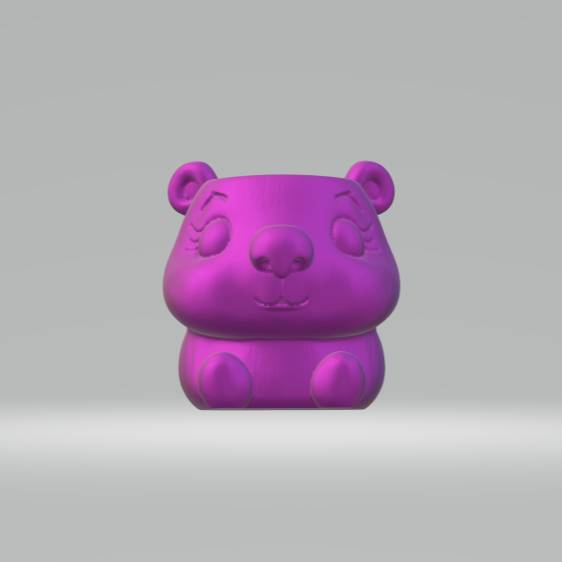 Home Decorations & Ornaments STL Download - Capybara pot, for cacti or ...