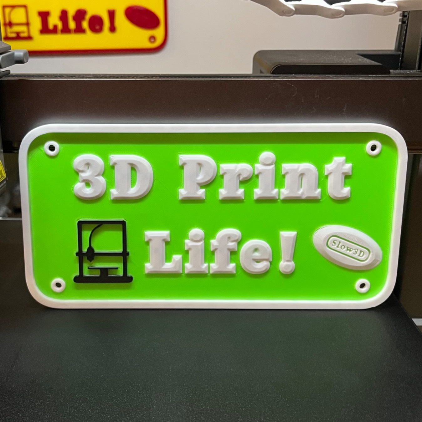 3D Printer Files | 3MF File | 3D Print Life - Sign | Creality Cloud