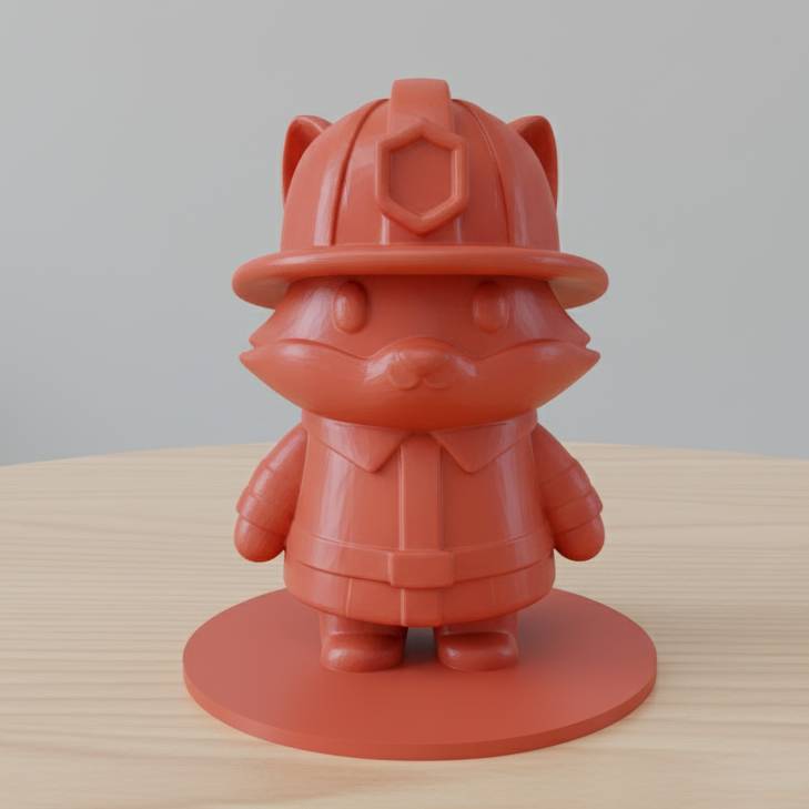 3D Printer Files | 3MF File | Firefighter Fox | Creality Cloud