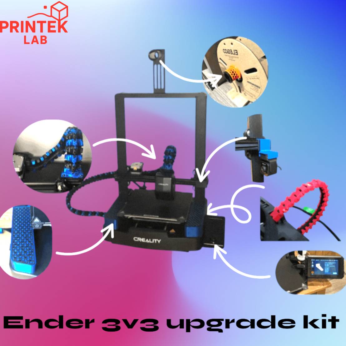 3D Printer Files | 3MF File | Ender 3 V3 SE/KE upgrade KIT | Creality Cloud