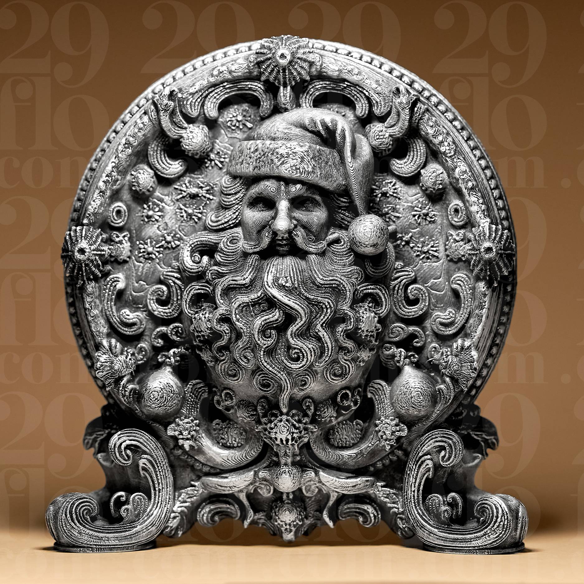 3D Printer Files | 3MF File | Santa Claus Decor | Creality Cloud
