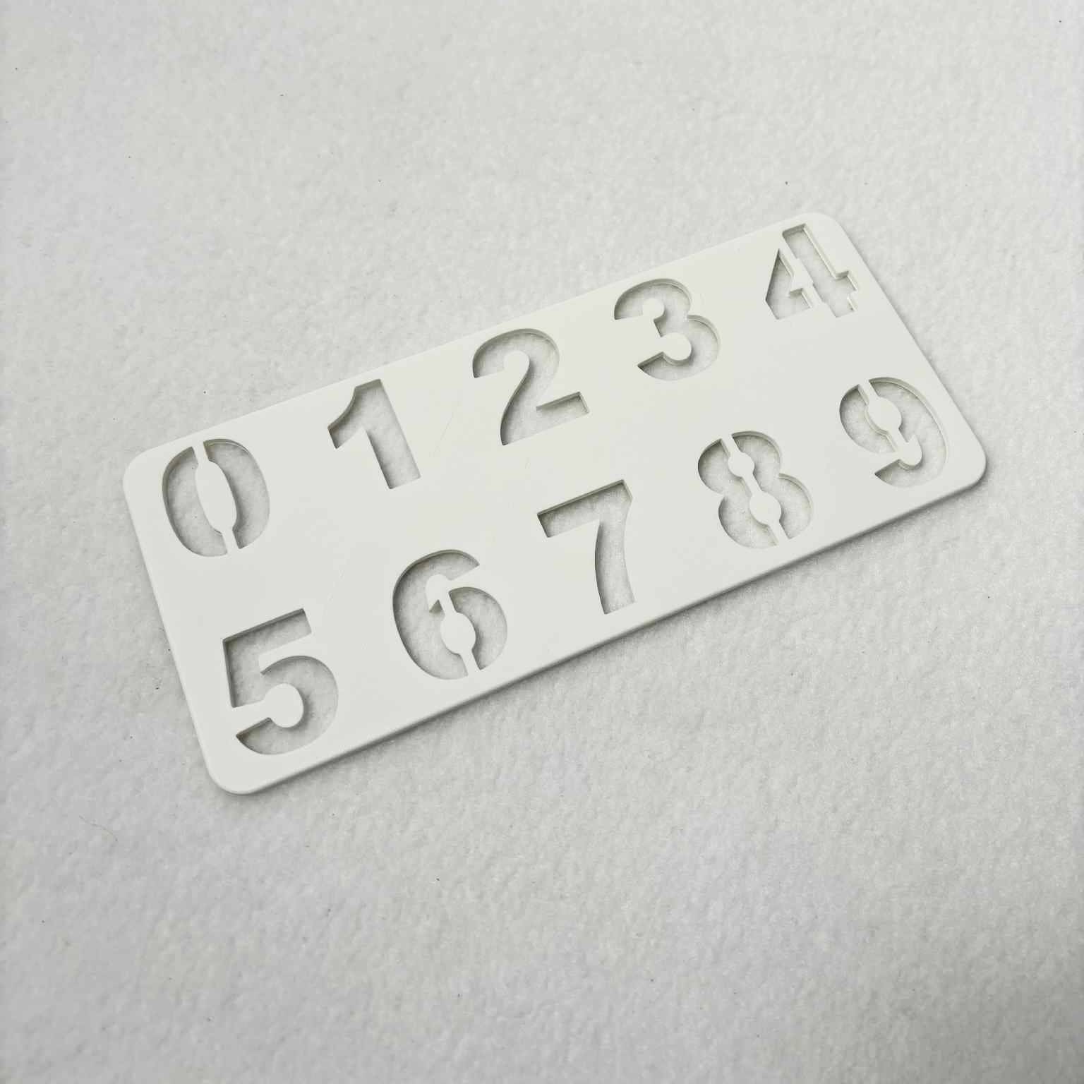 3D Printer Files | 3MF File | Numbers stencil | Creality Cloud