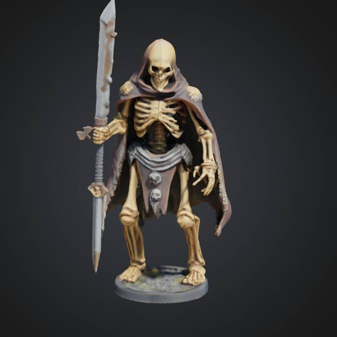 Characters & Creatures STL Download - undead skeleton warrior game ...