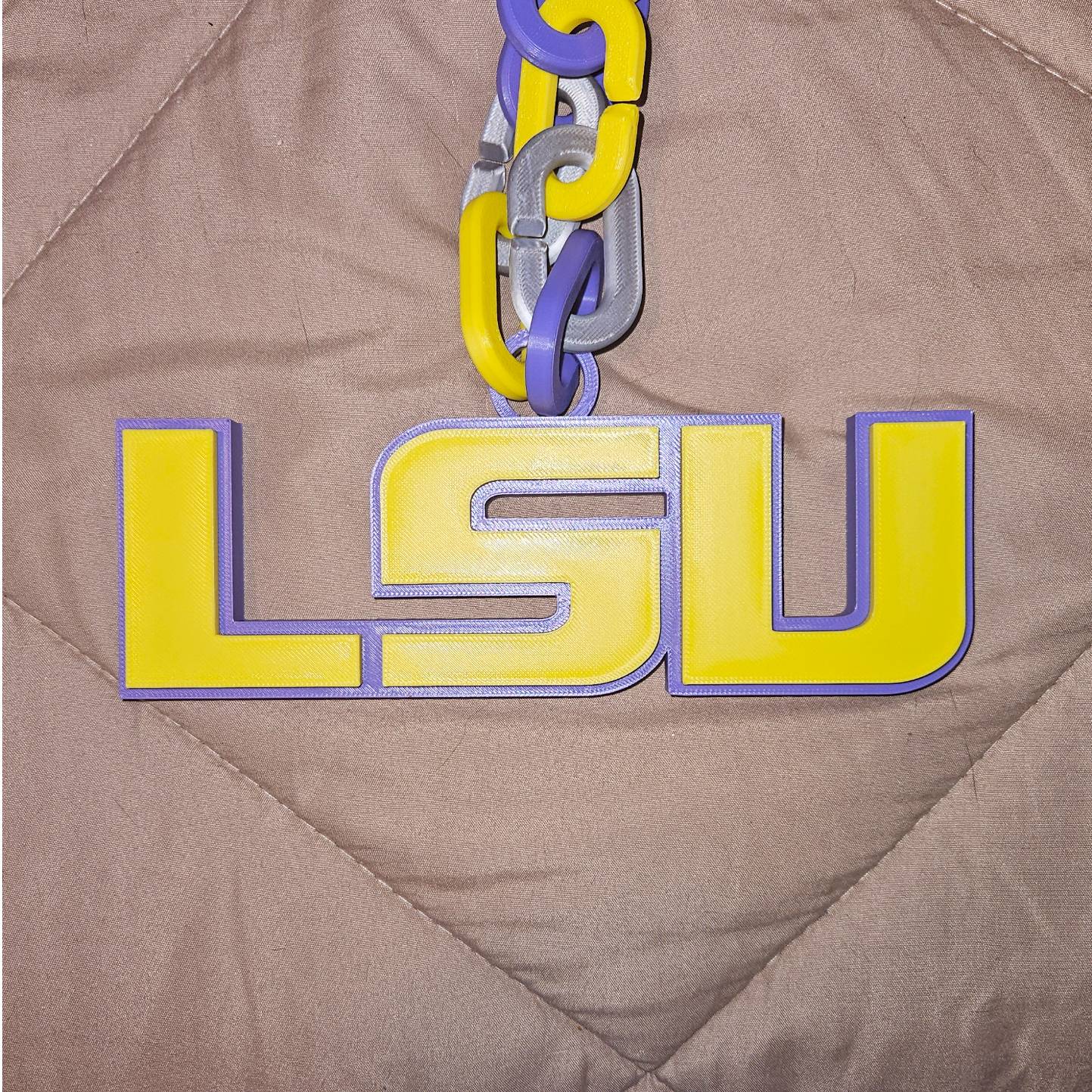 3D Printer Files | 3MF File | LSU Logo With Loop | Creality Cloud