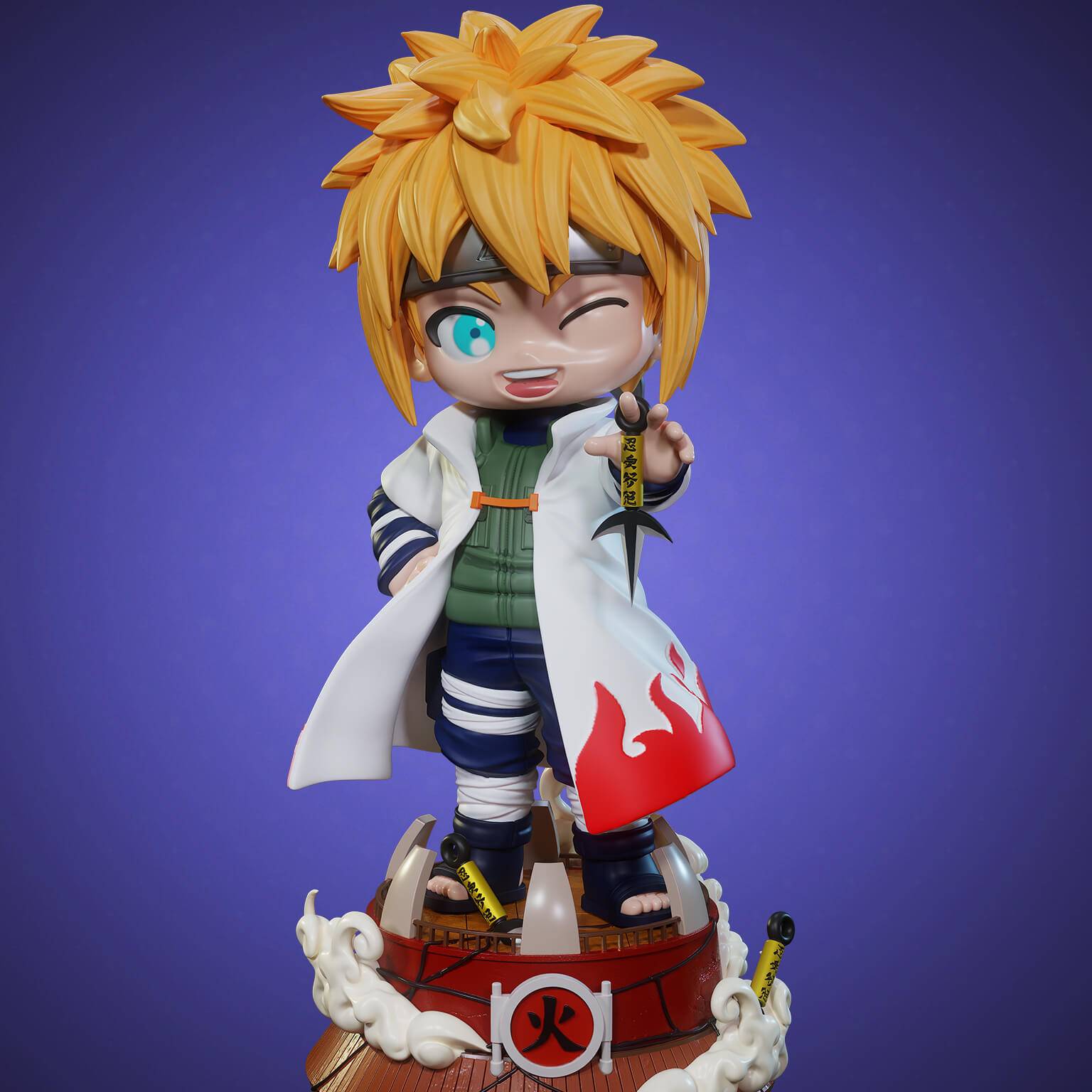 Characters & Creatures STL Download - Namikaze Minato - Anime Fan - STL ...
