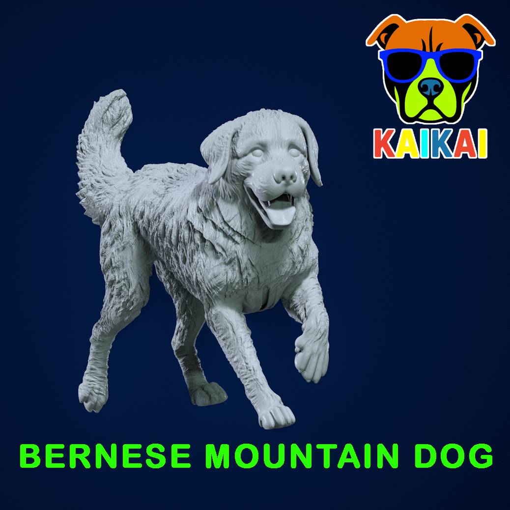 Other STL Download - Bernese Mountain Dog - Berner Sennenhund model ...
