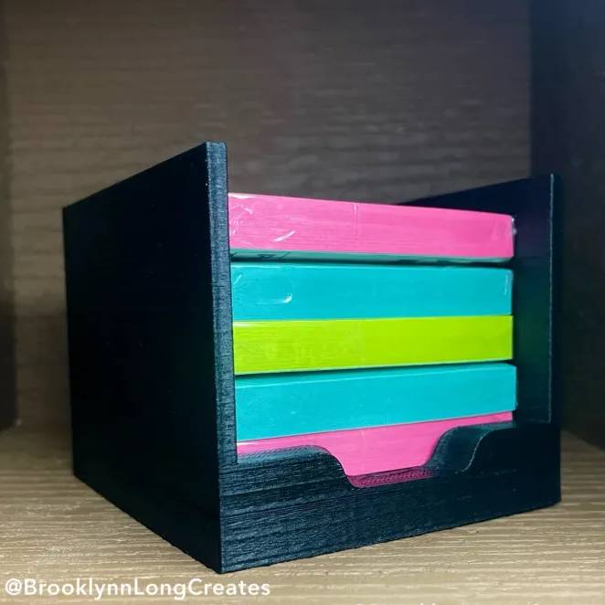 Archivos de impresora 3D | Archivo 3MF | Porta notas Post-it | Creality ...