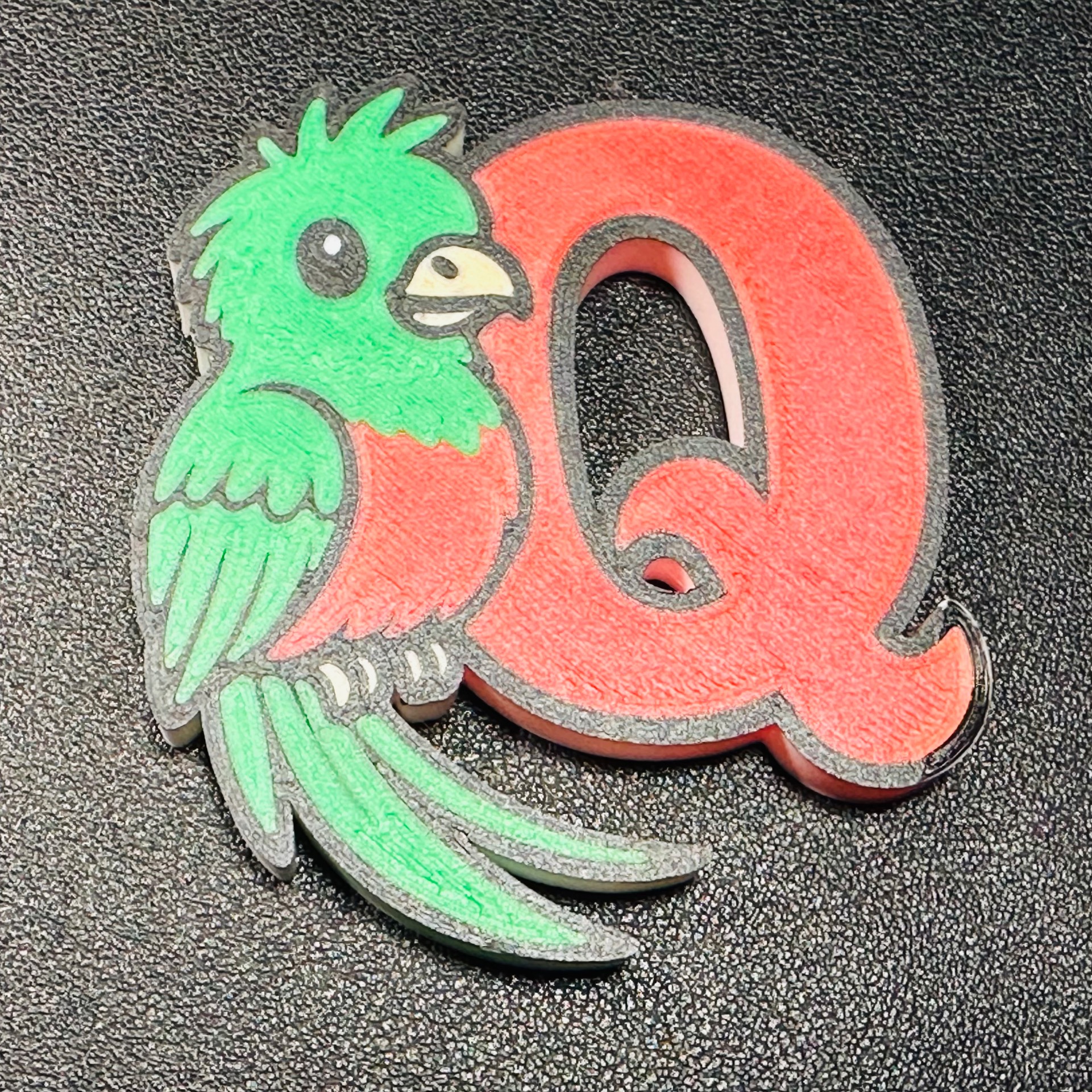 3D Printer Files | 3MF File | Letter Q “Quetzal” 🐾 Animal Alphabet ...