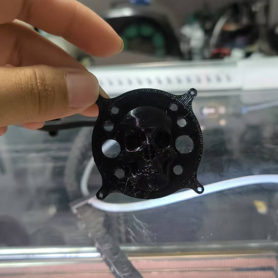 3D Printer Files | 3MF File | speed fan computer skull | Creality Cloud