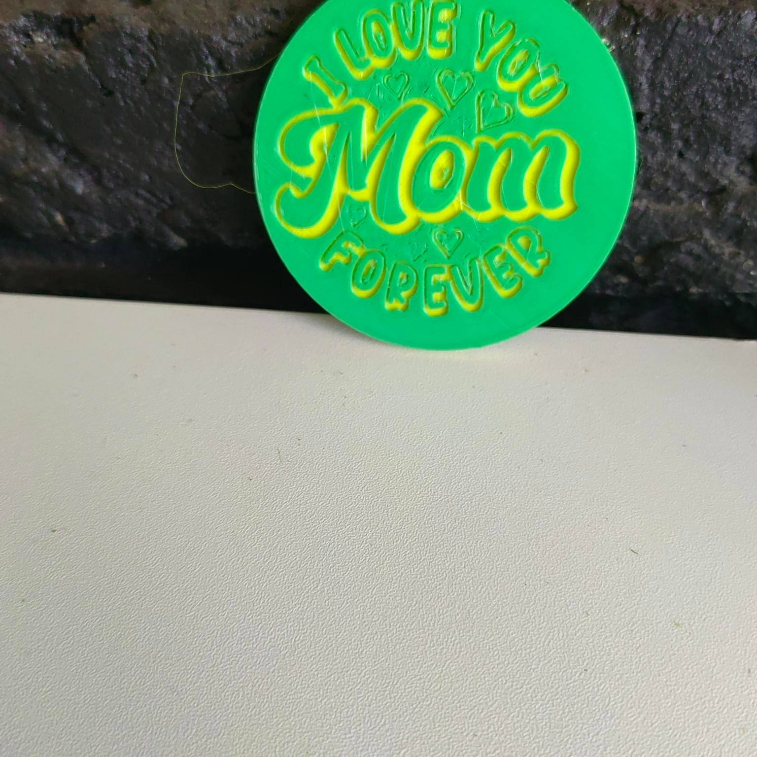 Home Decorations & Ornaments STL Download - mom coasterby sergio85