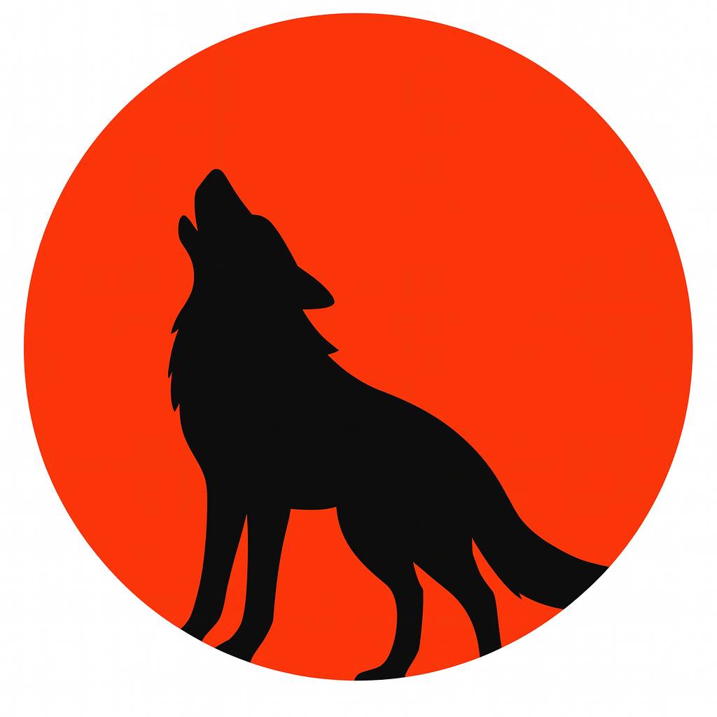 3D Printer Files | 3MF File | Halloween Blood Moon Wolf Sign Logo ...