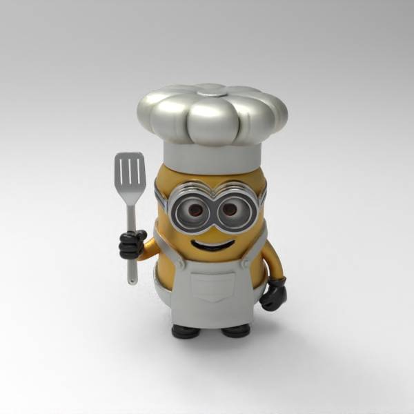 3D Printer Files | 3MF File | Minion the chef | Creality Cloud