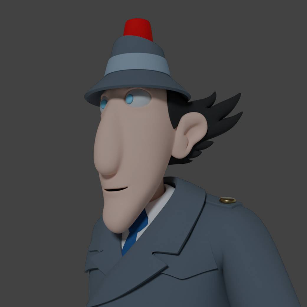 Characters & Creatures STL Descarga - Inspector Gadget - 3dmpro