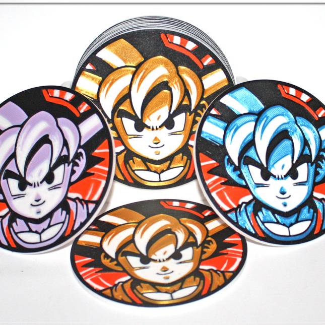 3D Printer Files | 3MF File | GOKU Coasters | Creality Cloud