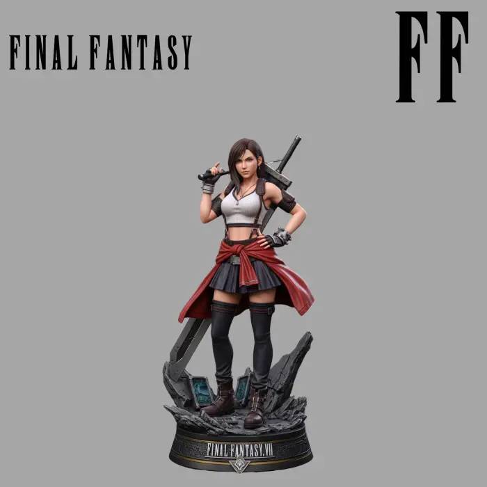 3D Printer Files | 3MF File | Figure Final Fantasy VII Tifa Lockhart ...