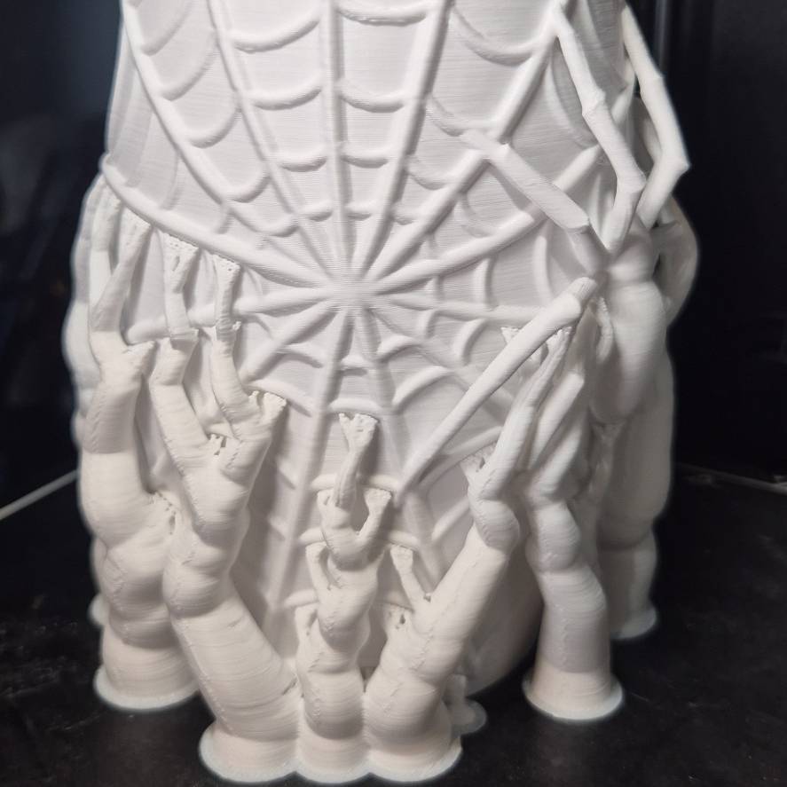 3D Printer Files | 3MF File | Spiderweb Vase – Halloween Decor with ...