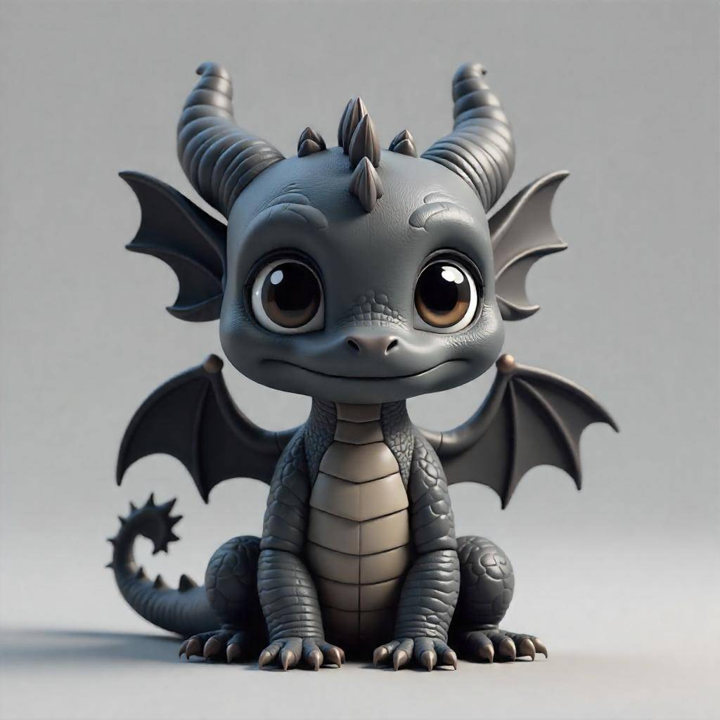 3D Printer Files | 3MF File | Cute Dragon | Creality Cloud