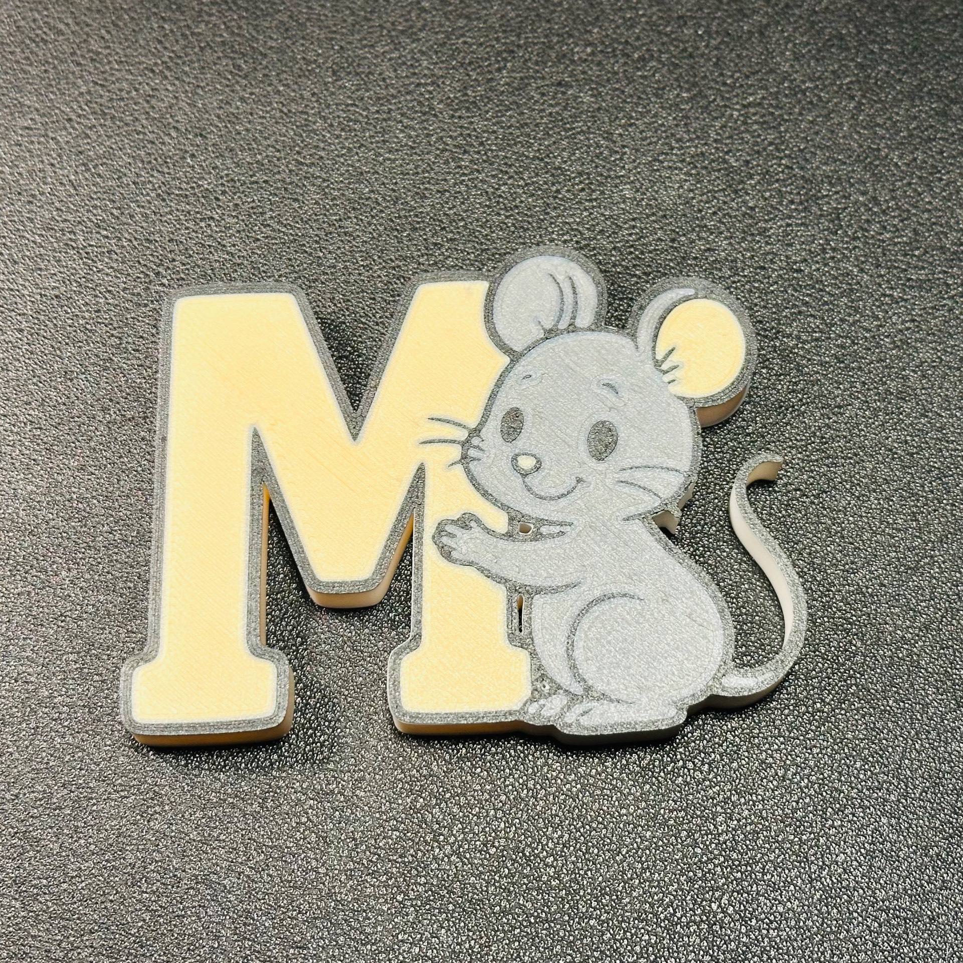 3D Printer Files | 3MF File | Letter M “Mouse” 🐾 Animal Alphabet ...
