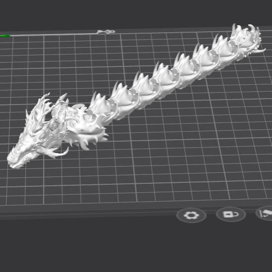 3D Printer Files | 3MF File | Articulated Dragon 2! New version! With ...