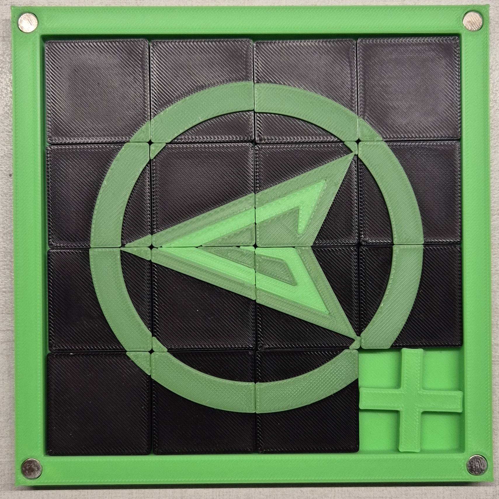 Board Games & Card Games STL Download - game of 15 - green arrow ...